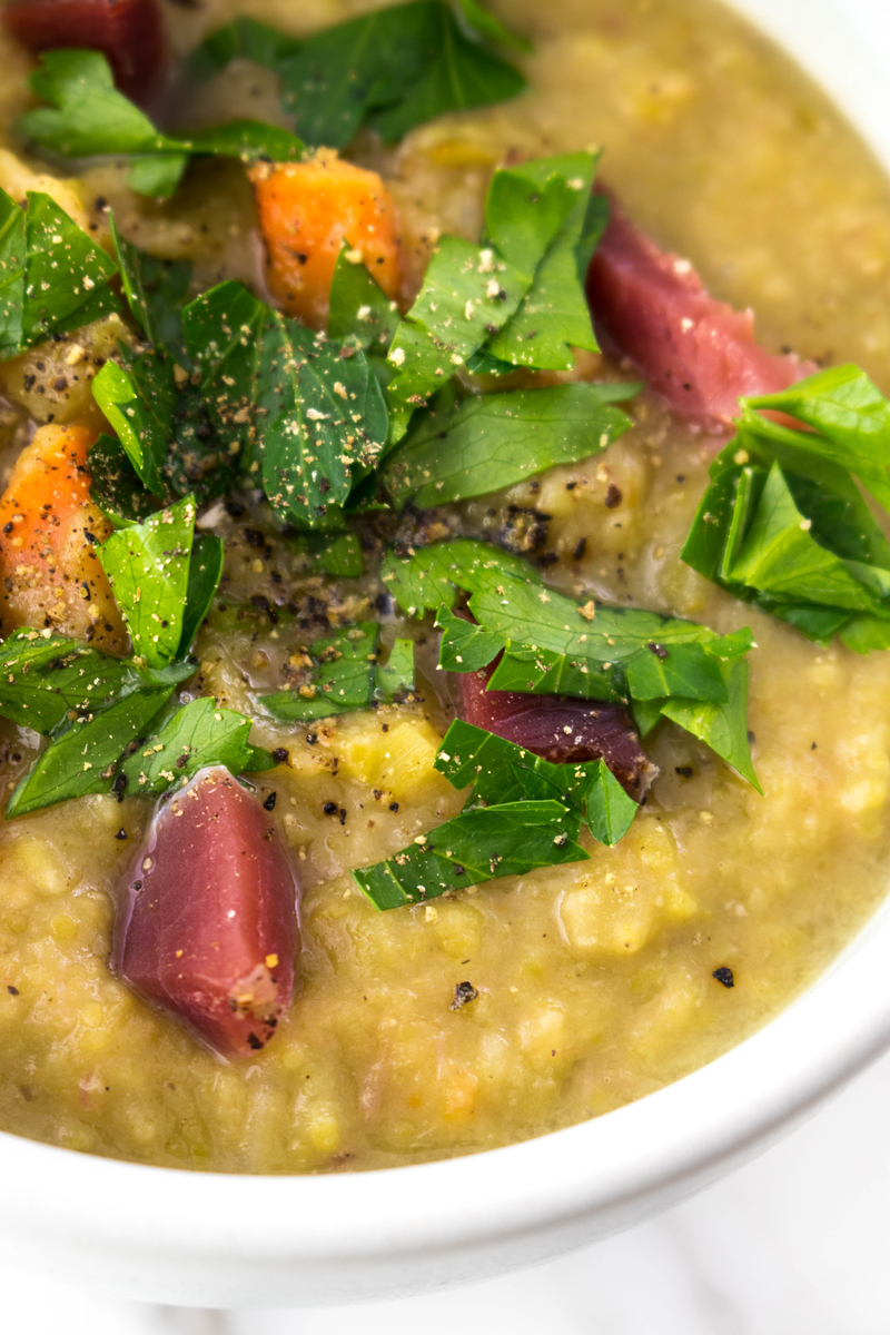 Erwtensoep Dutch Split Pea Soup (Snert) - A Hedgehog in the Kitchen